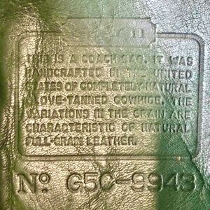 Coach | Bags | Vintage Coach Green Leather Weekend Backpack Rucksack ...